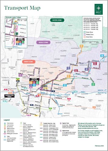 Methodist Ladies' College - Getting to MLC